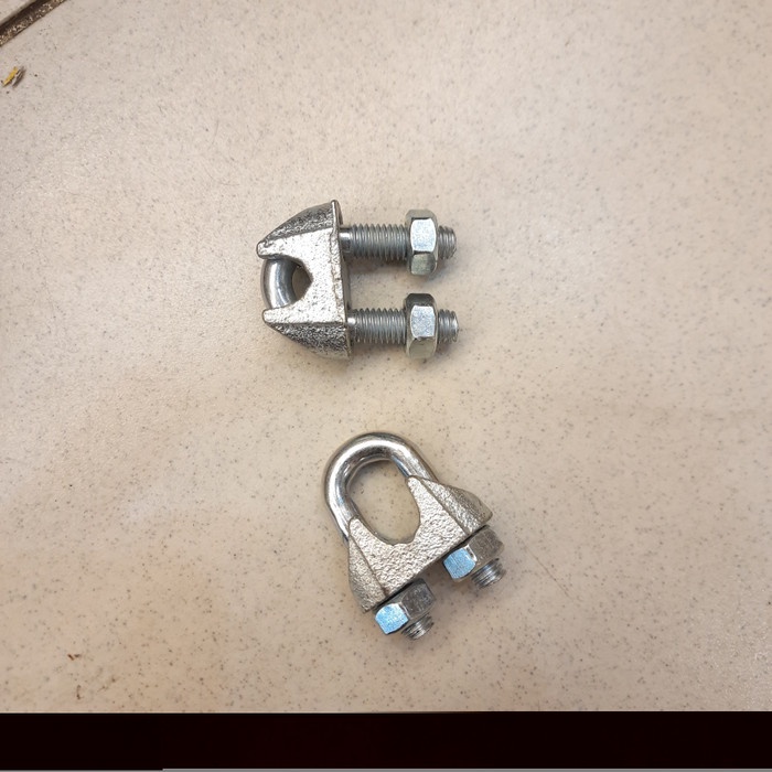 Jual 12MM KLEM CLIP CLAMP KAWAT SELING SLING WIRE ROPE KUALITAS BOLEH ...