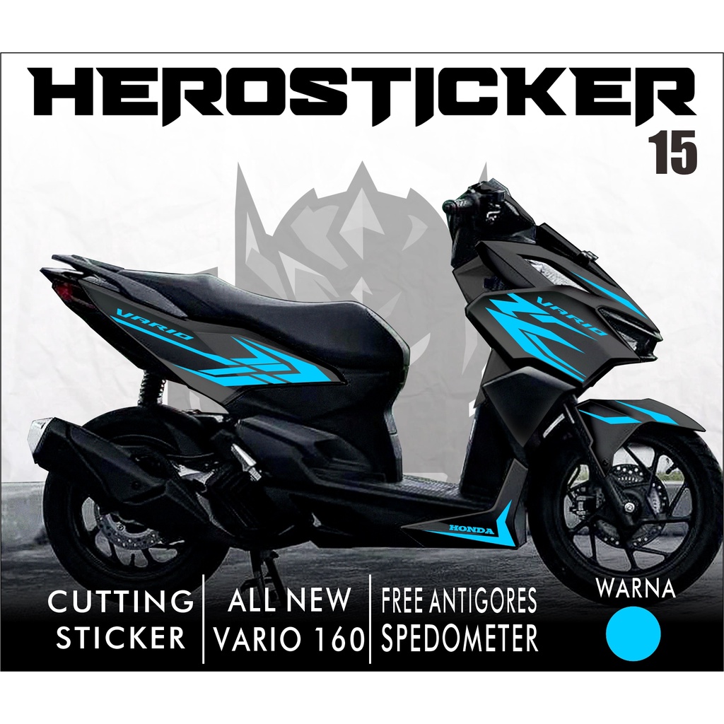 Jual Striping Cutting Sticker Honda VARIO 160 - Stiker VARIO 160 variasi Cutting Motif List ...