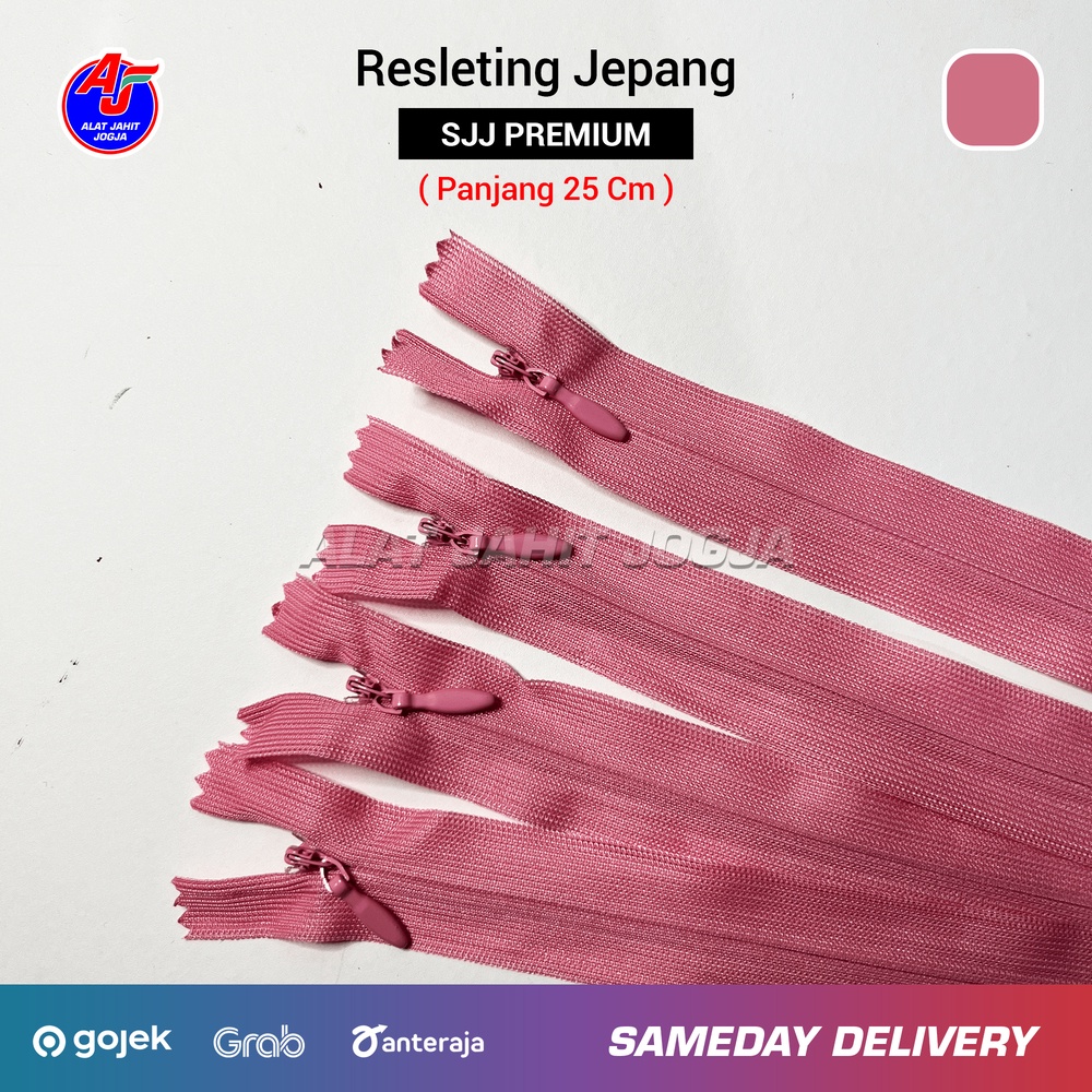 Jual RESLETING JEPANG BABY PINK MERAH MUDA 25 CM ORIGINAL SJJ | Shopee ...