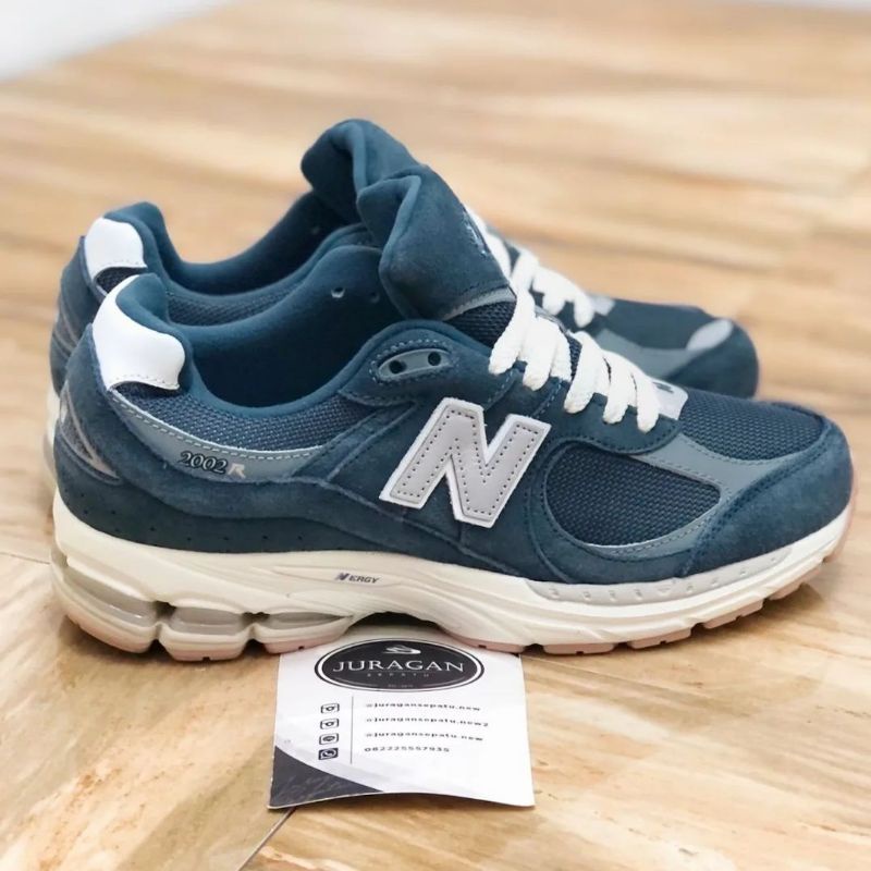 Jual New Balance 2002R "Deep Ocean" Grey Slate | Shopee Indonesia