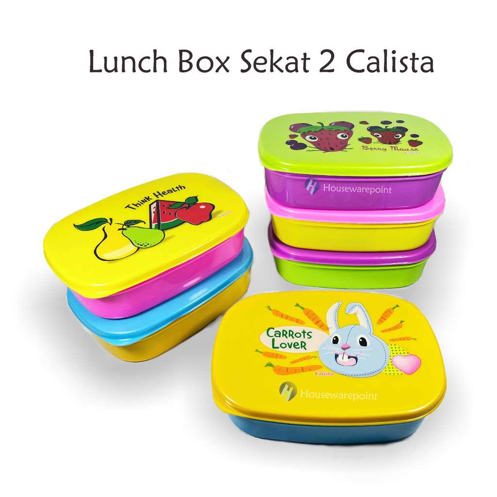 Jual 6 pcs kotak makan ulang tahun murah/ lunch box ultah/ tepak makan ...
