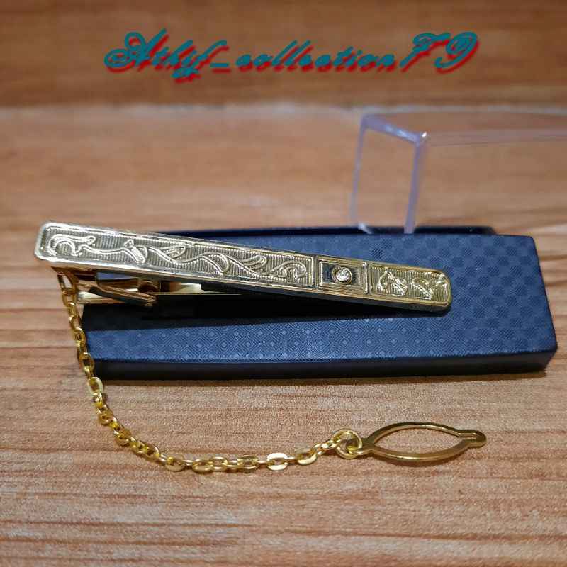 Jual Penjepit Dasi Batik Jepitan Dasi Batik + Box Dasi | Shopee Indonesia