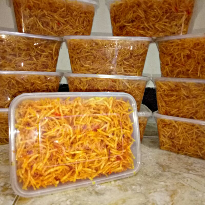 Jual kentang mustofa 250 gram dengan box / kentang kering | Shopee ...