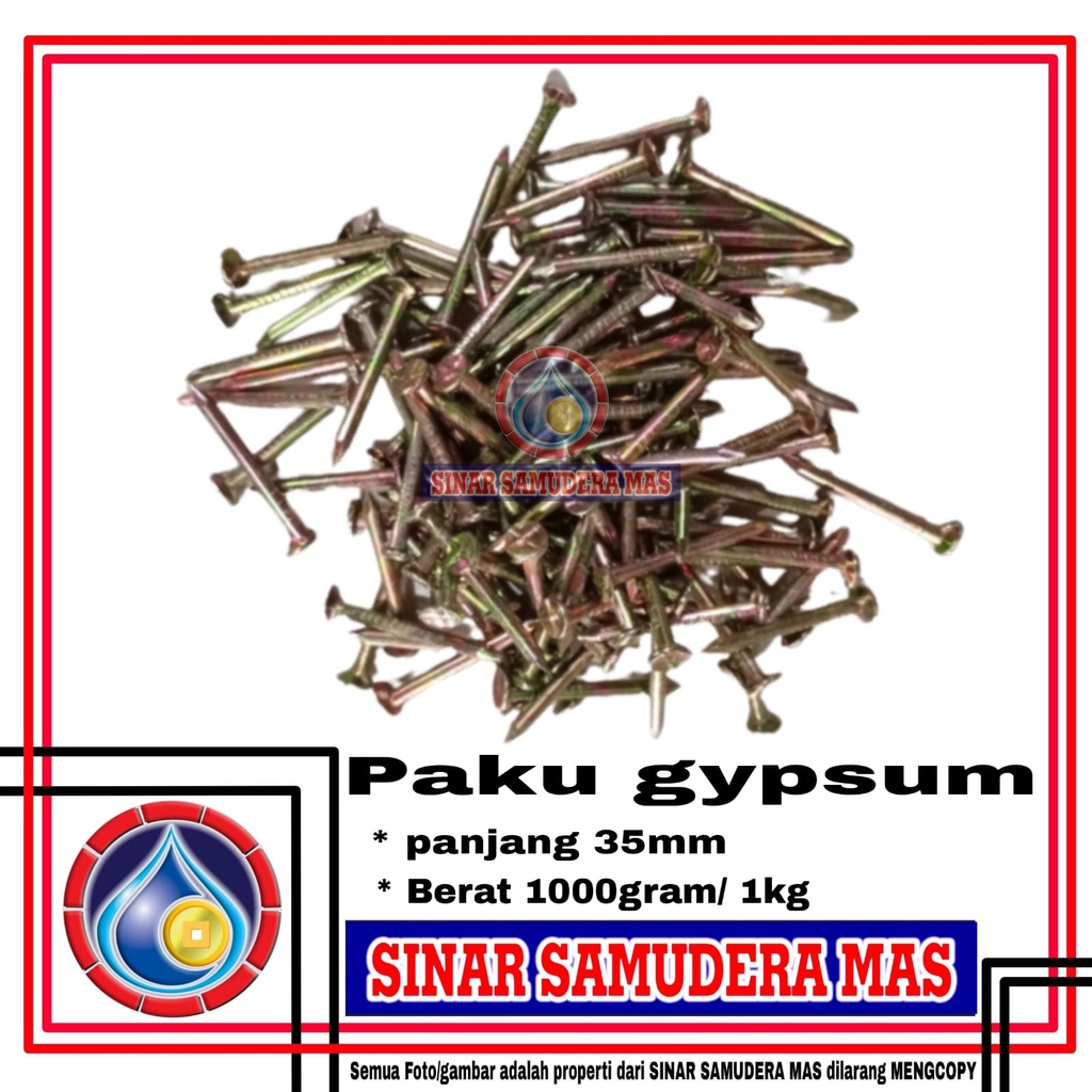 Jual paku gibsen PER 1000gram/1kg kuning-Paku gypsun-paku gipsum-paku ...