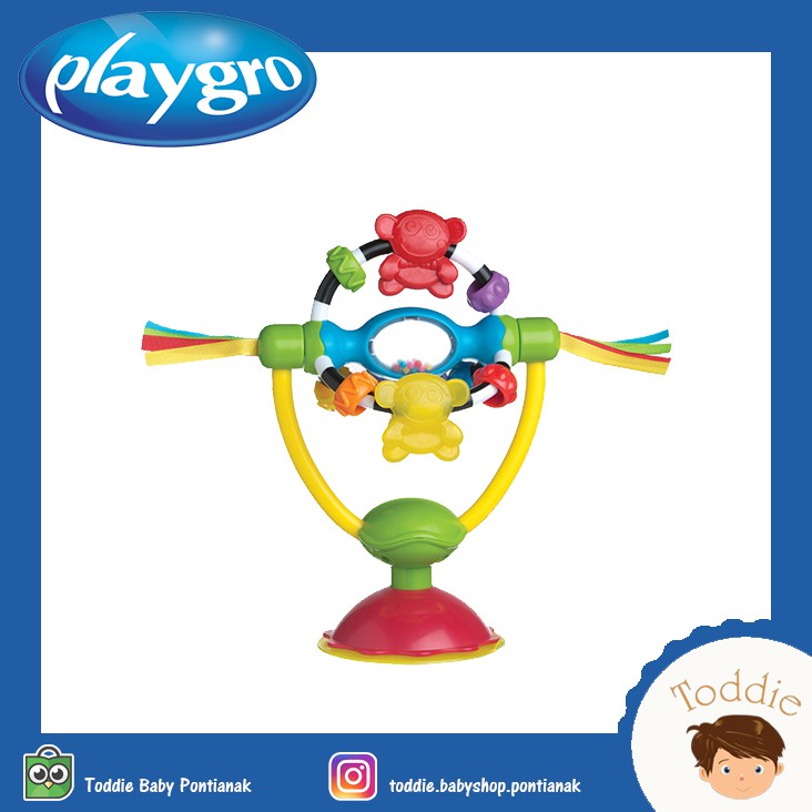Jual Playgro High Chair Spinning Toy (Mainan Bayi 6m+) | Shopee Indonesia