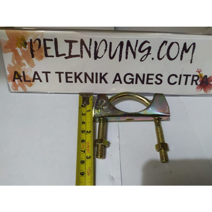 Jual Buruan U Bolt Clamp Muffler 2 Inch Pengunci Mesin Kendaraan Klem ...