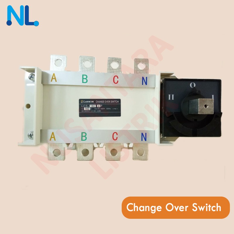 Jual LCS Change Over Switch/ COS/Ohm Saklar Manual 4 Pole Larkin | Shopee Indonesia