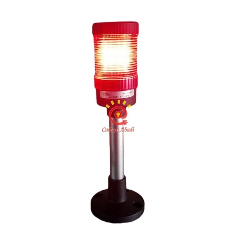 Jual Tower Lamp Led Warning Lamp Red Merah 220V Rotari Lamp | Shopee ...