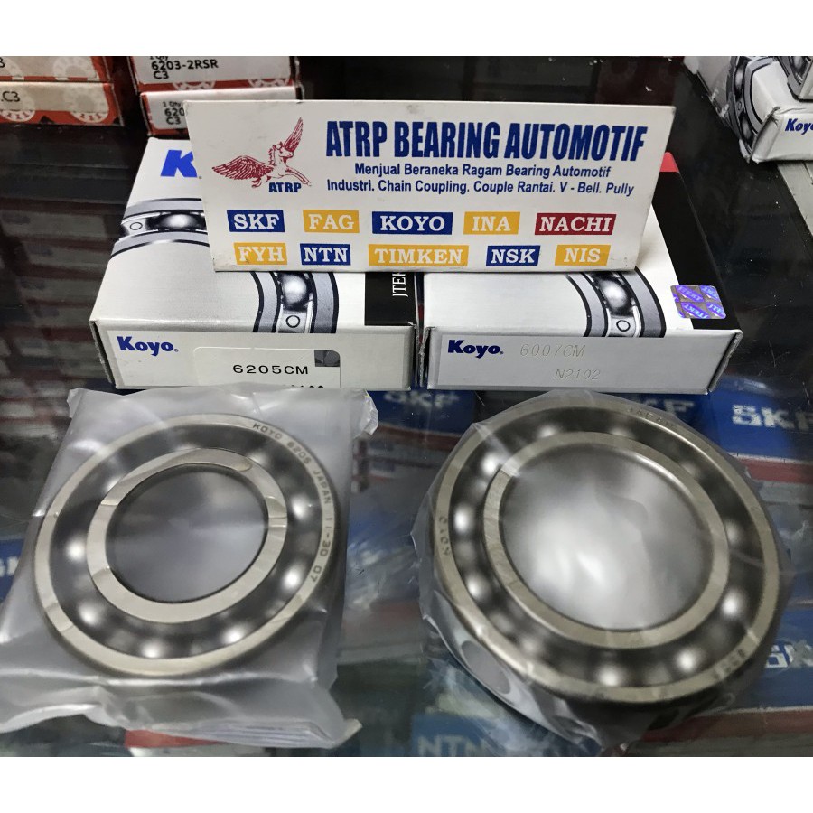 Jual BEARING KRUK AS MOTOR HONDA BEAT SMASH SCOOPY SPACY SHOGUN SPIN 6205 6007 KOYO ORIGINAL ...