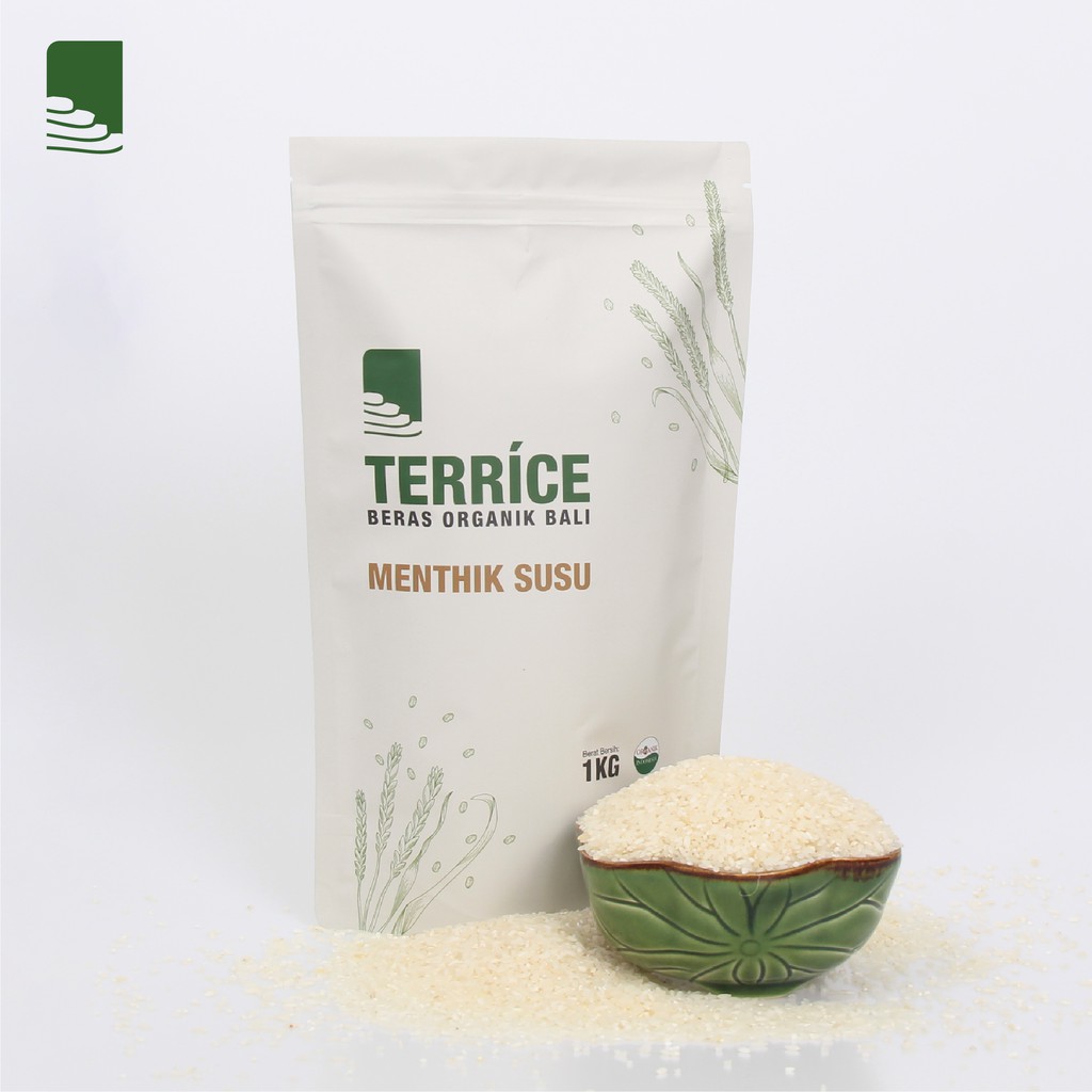 Jual TERRICE Beras Organik Diet Rendah Gula Kaya Serat Menthik Susu 1Kg ...