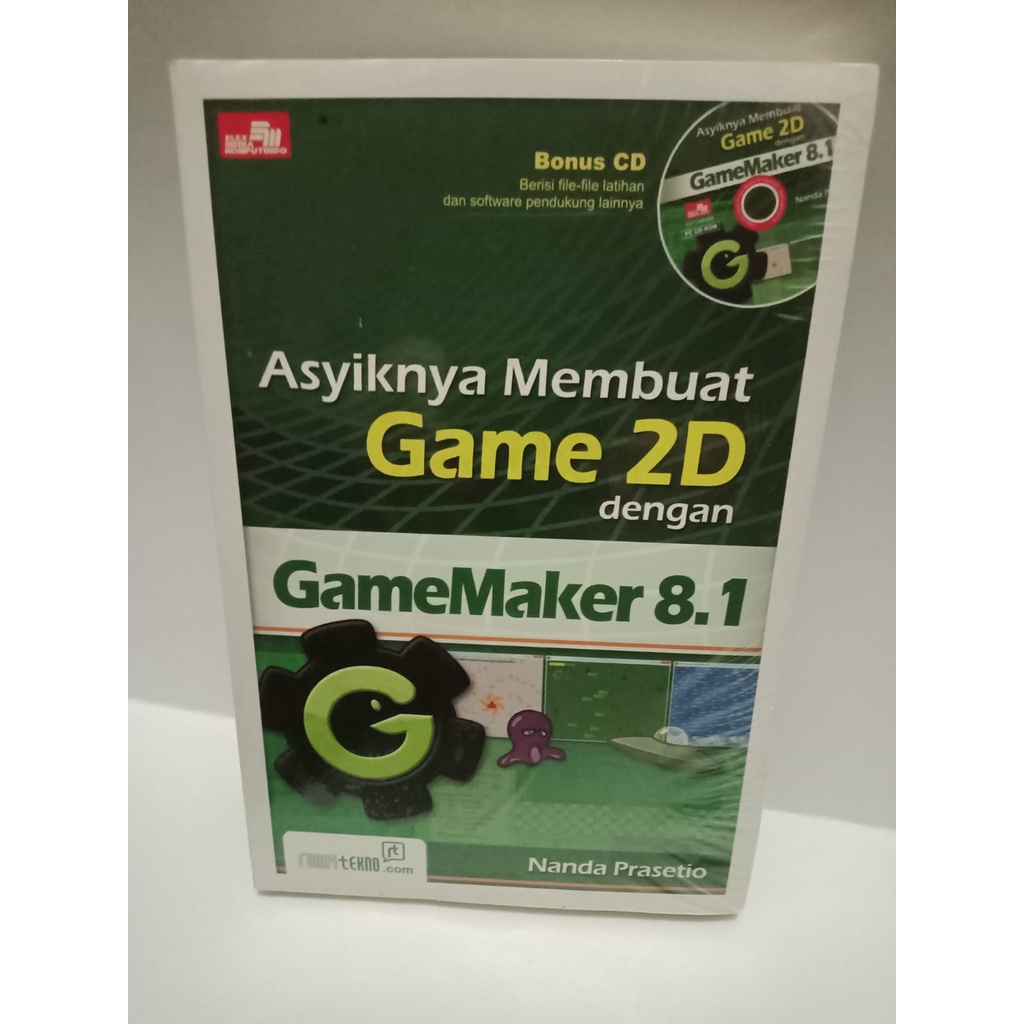 Jual BUKU ASYIKNYA MEMBUAT GAME 2D DENGAN GAME MAKER 8.1 NANDA PRASETIO | Shopee Indonesia