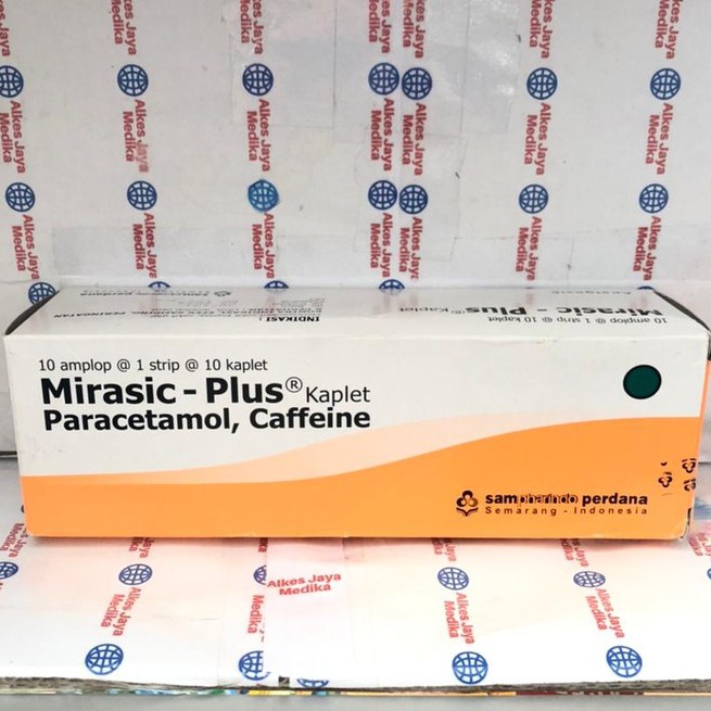 Jual Mirasic Plus Box Isi 10 Strip @10 Tablet - Obat Pusing / Sakit ...