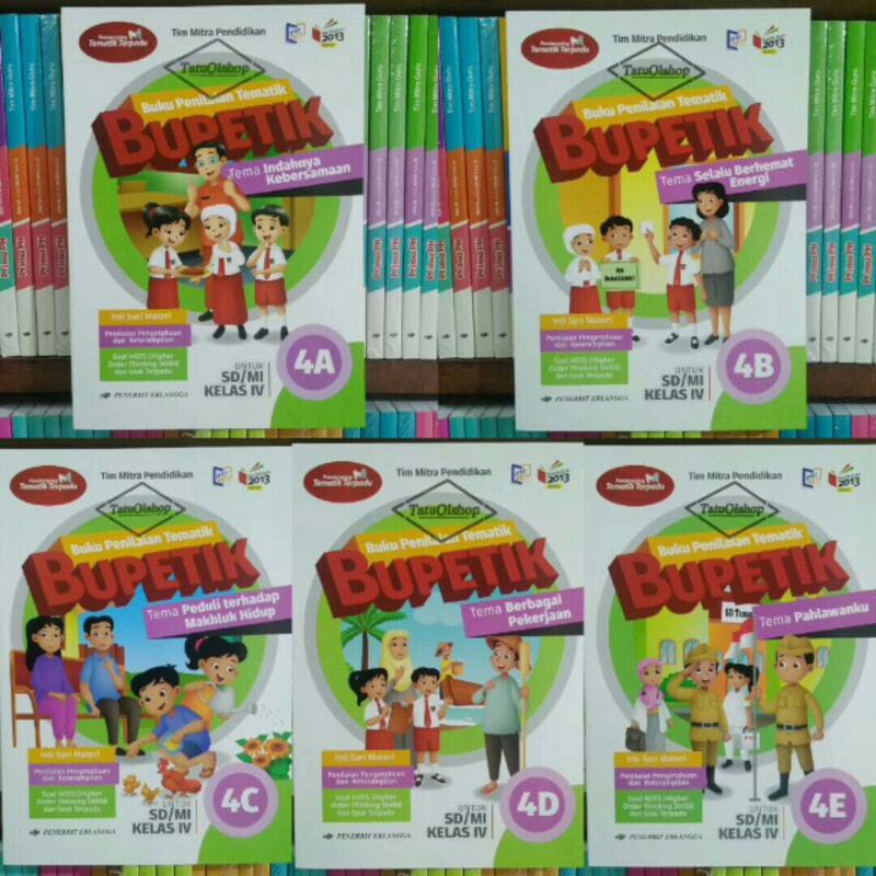 Jual BUPETIK SD/MI Kelas 4A 4B 4C 4D 4E 4F 4G 4H 4I Penerbit Erlangga ...