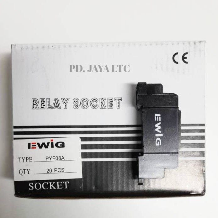 Jual Ewig Socket Relay 8 Pin PYF08A/DYF08A - Socket Relay MY2/MY2N/H3Y ...