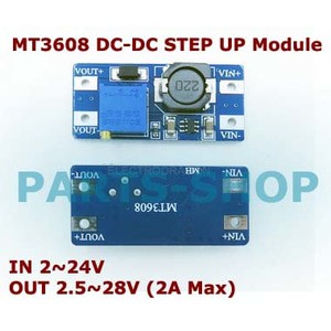 Jual MT3608 DC-DC step up Module Voltage Regulator boost converter modul 2A | Shopee Indonesia