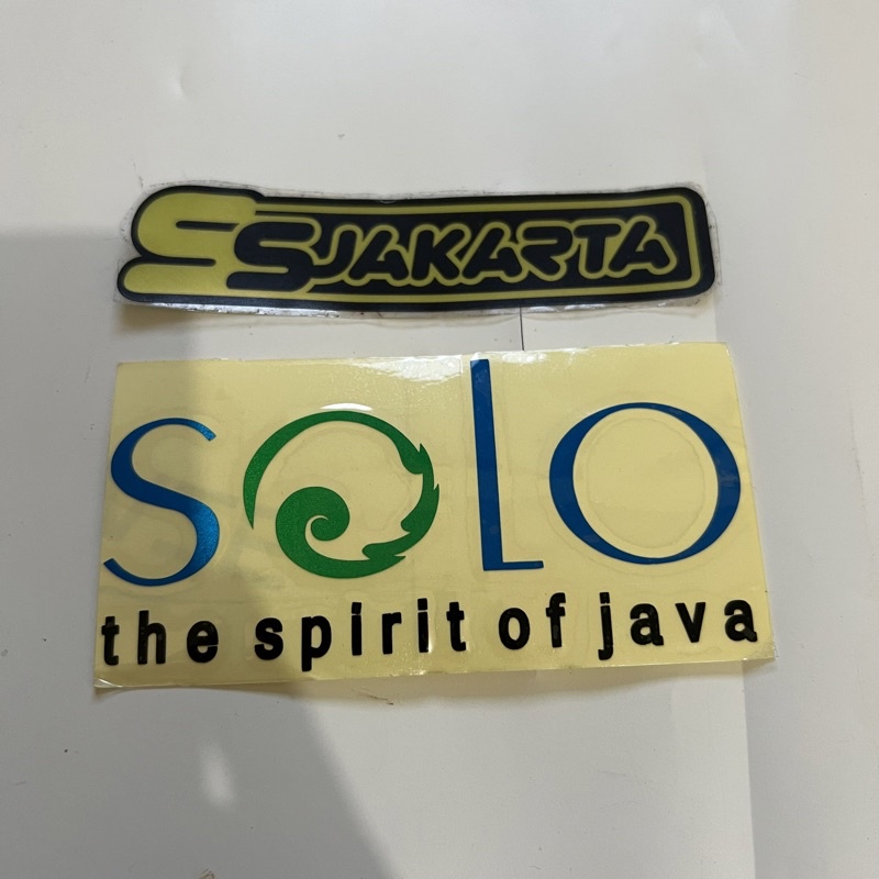 Jual STIKER STICKER SOLO THE SPIRIT OF JAVA CUTTING | Shopee Indonesia