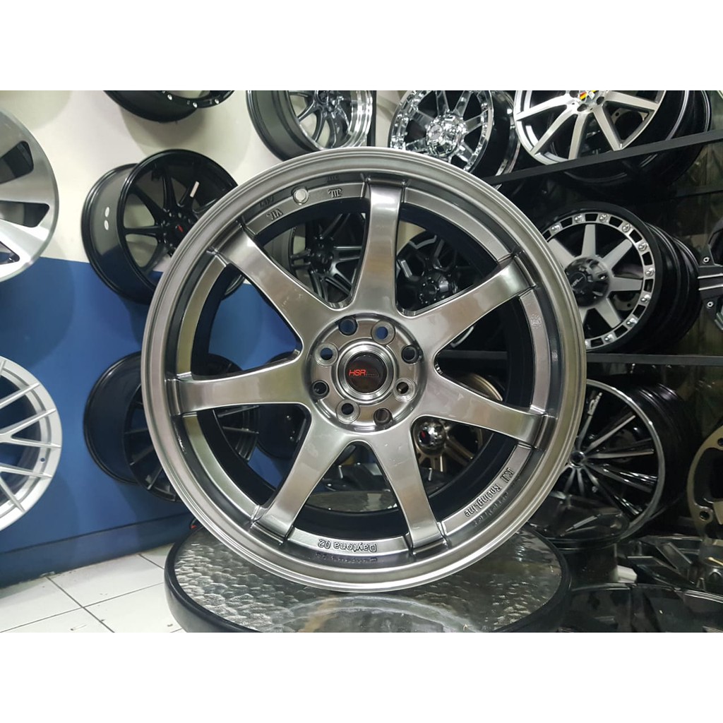 Jual Velg Mobil Pelek Mobil Soluna Ring 17 Lebar 75 Rata H8X100-114,3 ...