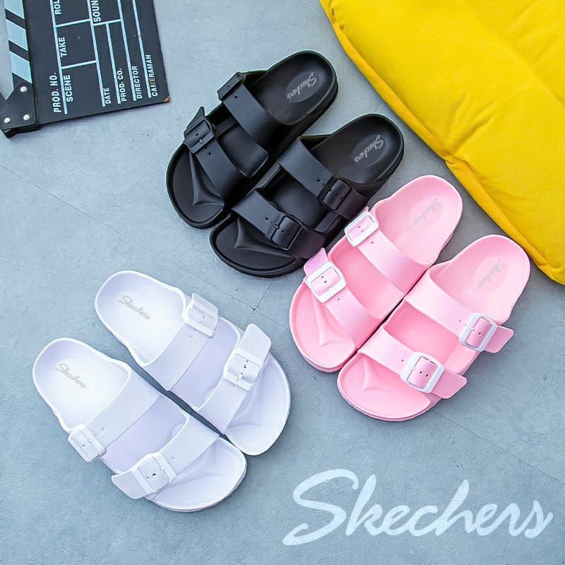 Jual Sandal Slip On Birkin Skech Woman Sendal Wanita Slide Terbaru ...