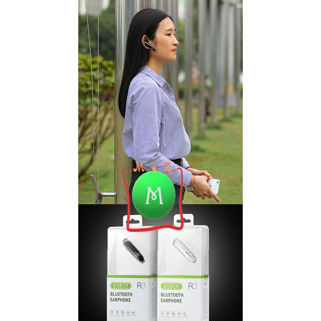 Jual ROBOT R3 BLUETOOTH V4.2 BLUETOOTH HEADSET ORIGINAL GARANSI RESMI ...