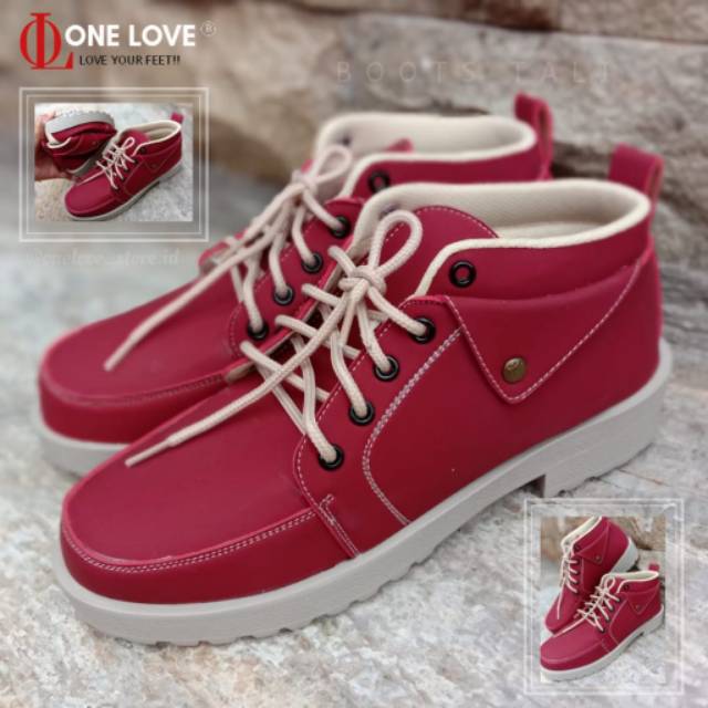 Jual Sepatu boot one love, sepatu kekinian | Shopee Indonesia