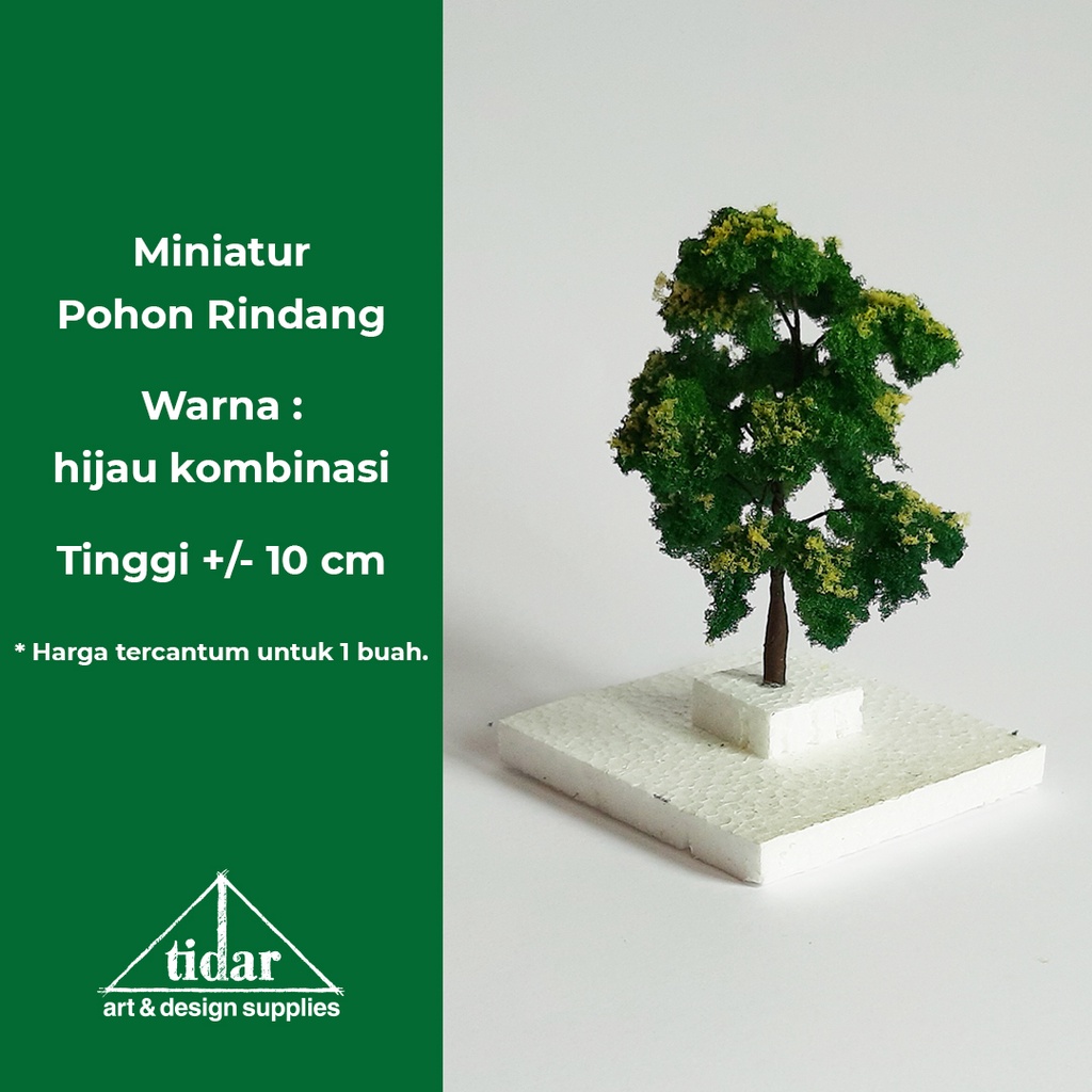 Jual MH - Miniatur Maket Pohon Cabang Tinggi 10 cm - Tanaman Rindang ...