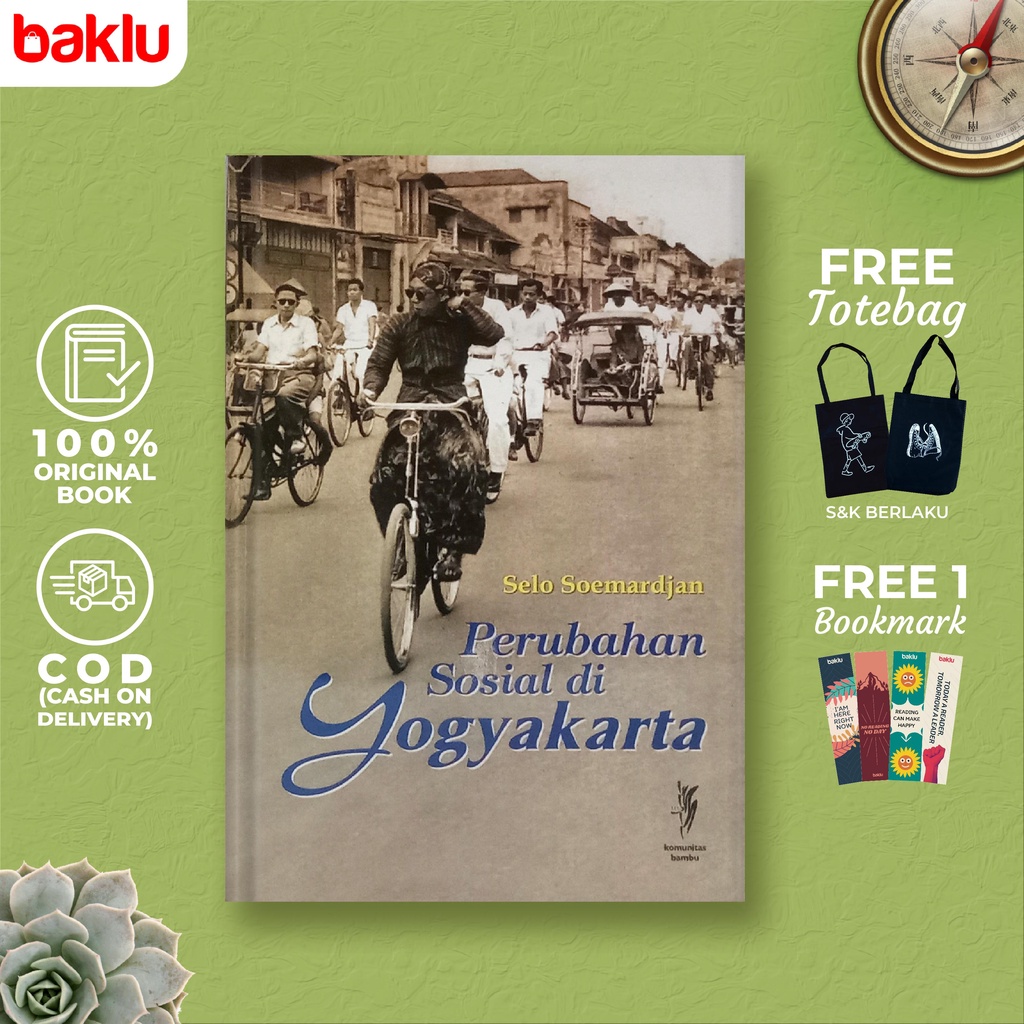 Jual BUKU SEJARAH - PERUBAHAN SOSIAL DI YOGYAKARTA - Selo Soemardjan ...