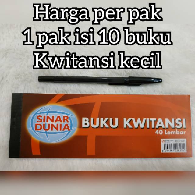 Jual Kwitansi Pasar | Buku Kwitansi | Kwitansi Sidu | Shopee Indonesia