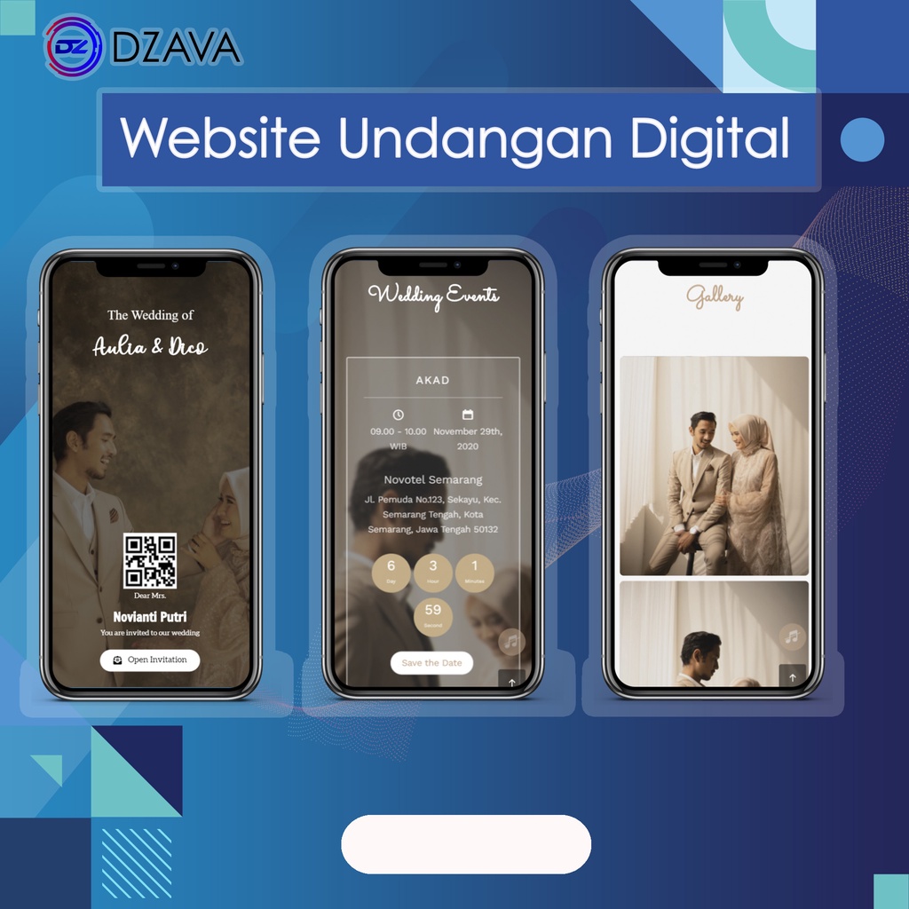 Jual UNDANGAN PERNIKAHAN WEBSITE | WESITE E-INVITATION | UNDANGAN ...