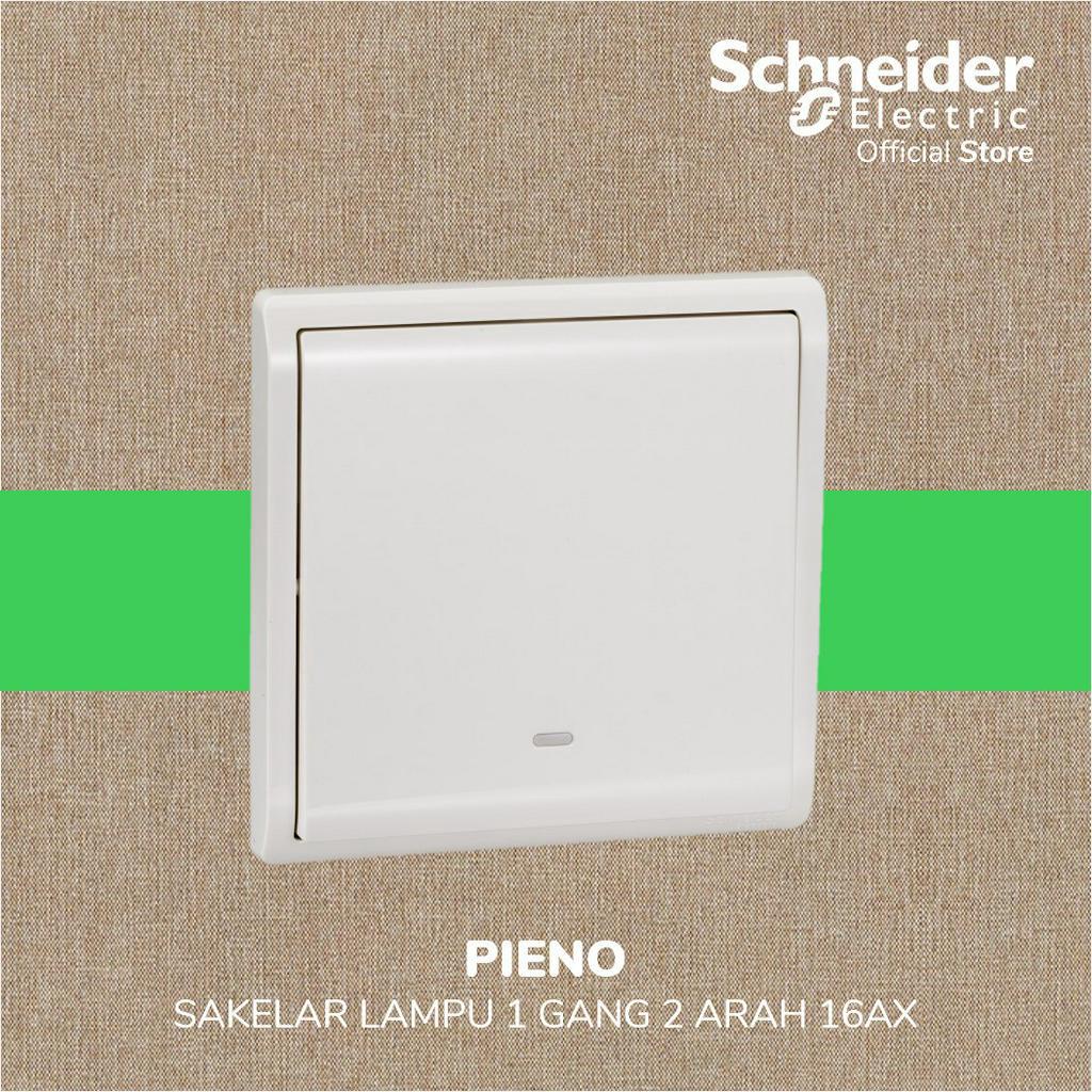 Jual Schneider Electric PIENO Saklar Lampu 1 Gang 2 Arah 16AX - E8231L2F_WE_G3 | Shopee Indonesia