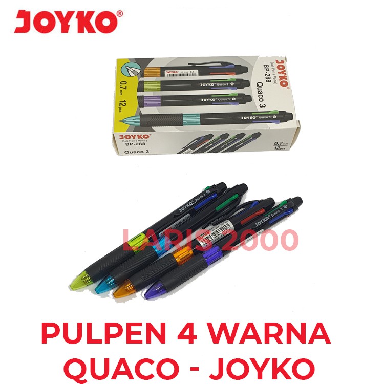 Jual (1 buah) Pulpen 4 warna quaco Joyko | Shopee Indonesia