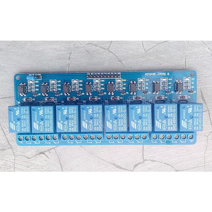 Jual =====] modul relay / Relay Module 8 Channel 5V | Shopee Indonesia