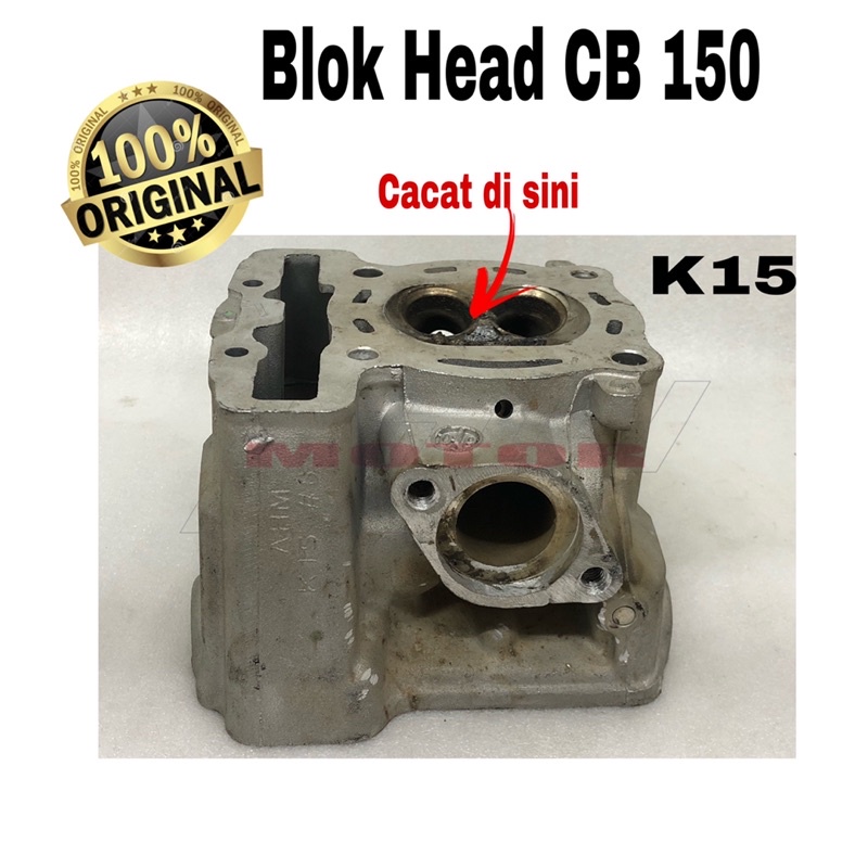 Jual Block blok Head Honda cb 150 kode k15 Orisinil Original second ...