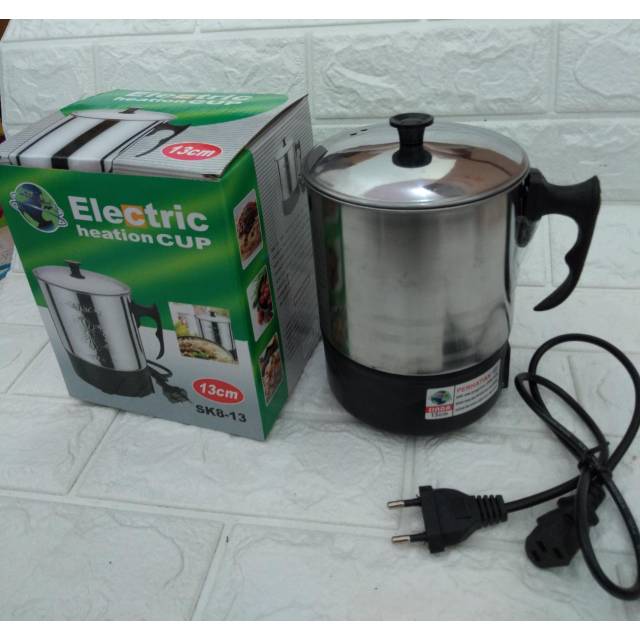 Jual COD Electric heation cup/hitter stainless/cup pemanas | Shopee ...