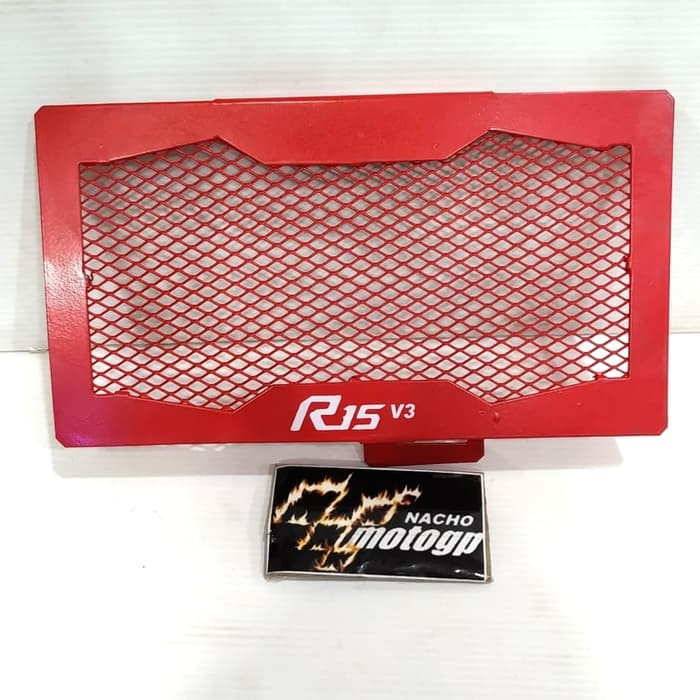 Jual cover tutup radiator R15 V3 merah | Shopee Indonesia