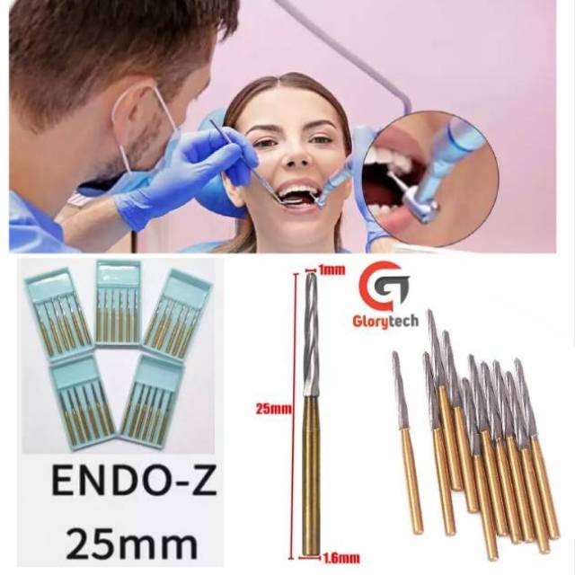 Jual Bur Tulang Gigi zekrya/ Endo Bur Z/ Carbide Bur / Endo Z dental ...