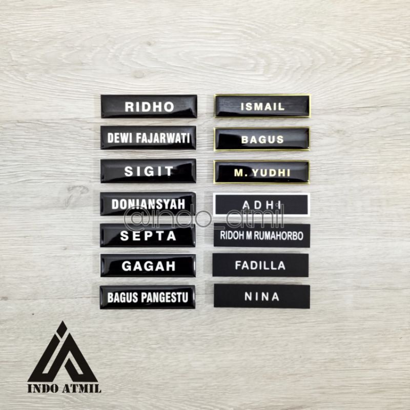 Jual Papan nama / Name tag Premium ( Pree-Order) | Shopee Indonesia