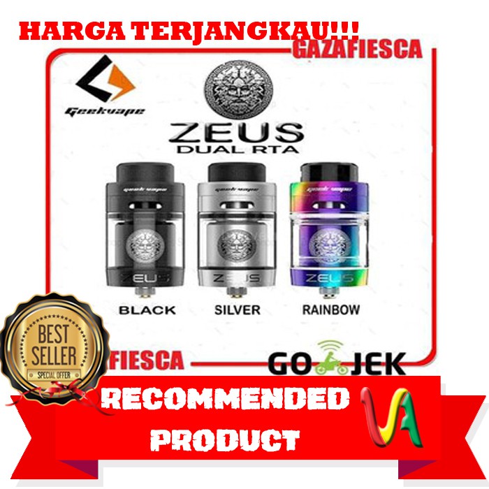 Jual ZEUS DUAL RTA 26mm by GeekVape - RTA ZEUS 26 mm ZEUS RTA 26 mm ...