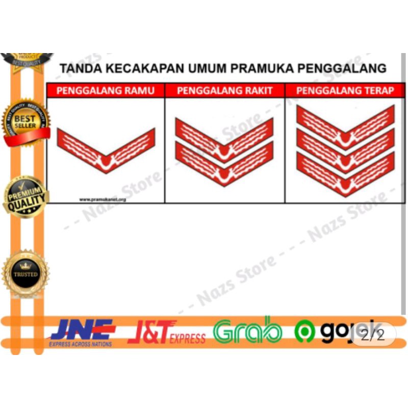 Jual Tanda kecakapan umum penggalang ( ramu rakit terap) | Shopee Indonesia