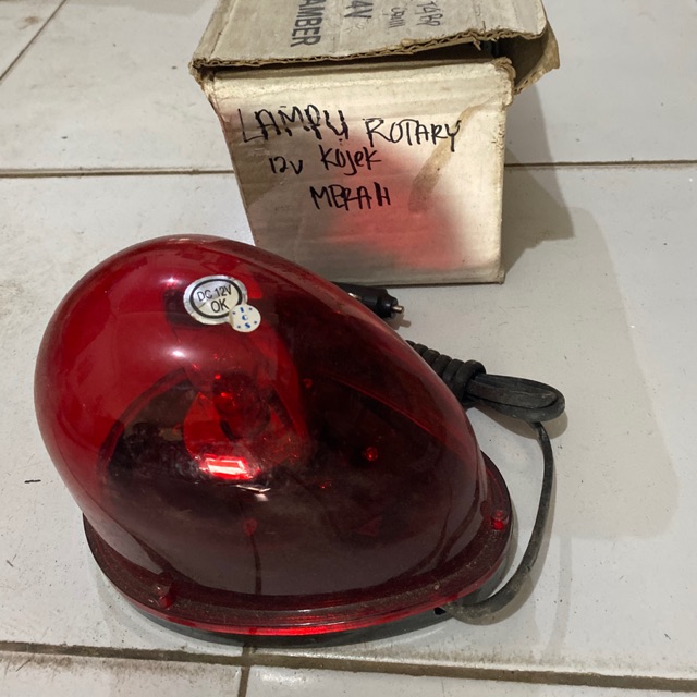 Jual Lampu Rotary Kojek 12V , Merah | Shopee Indonesia