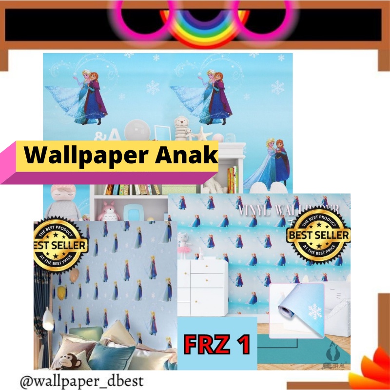 Jual [VIP] WALLPAPER FROZEN WALPAPER WELPEPER WALL PAPER STIKER STICKER ...