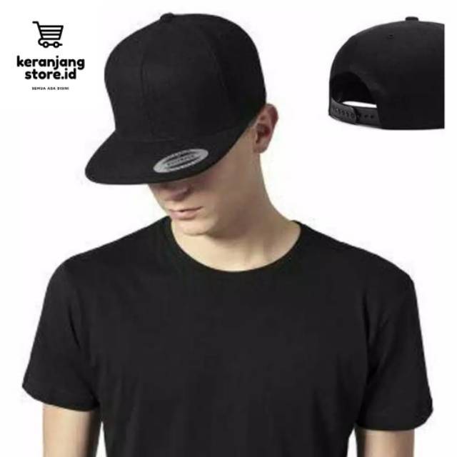 Jual Topi Snapback polos premium | Shopee Indonesia
