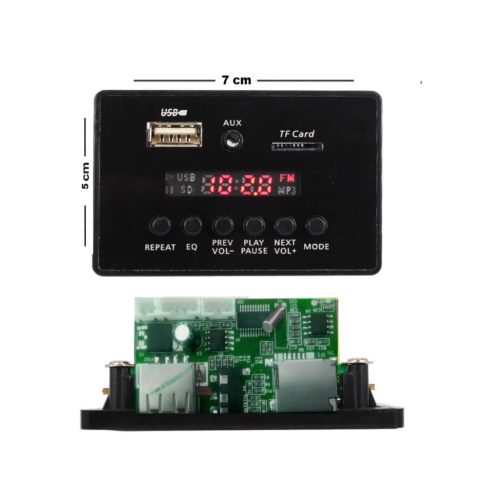 Jual Modul MP3 decorder tanpa bluetooth TF USB AUX RadioFM vire ...