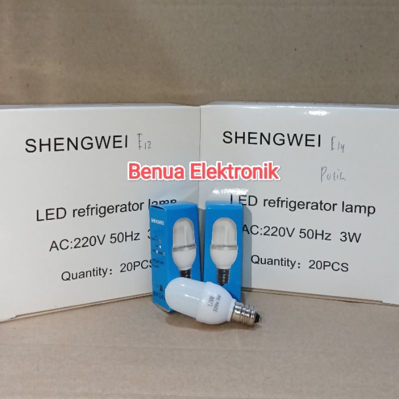 Jual Promo Lampu Kulkas LED Fitting E-12 & E-14 E12 E14 | Shopee Indonesia