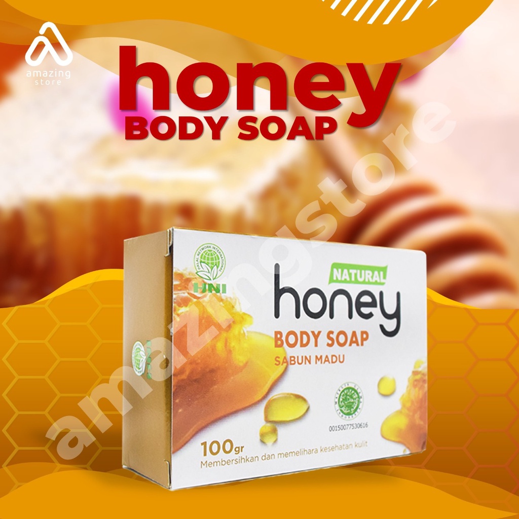 Jual Sabun Madu Transparan HNI HPAI meremajakan kulit Tubuh dengan madu ...