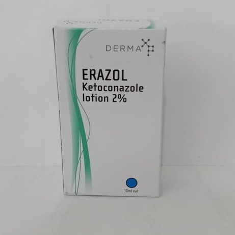 Jual ERAZOL KETOCONAZOLE LOTION ED 03/2025 | Shopee Indonesia