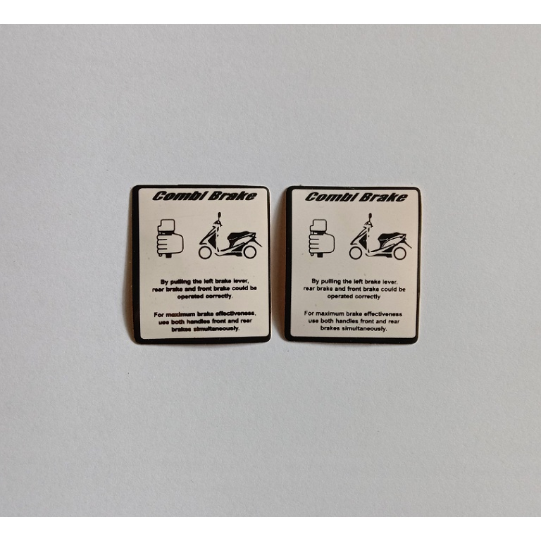 Jual sticker motor logo combi brake isi 1pcs | Shopee Indonesia
