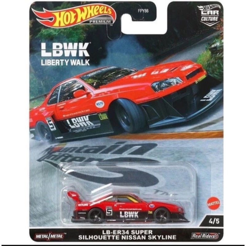 Jual Hotwheels LB-ER34 Super Silhouette Nissan Skyline R34 Liberty Walk ...