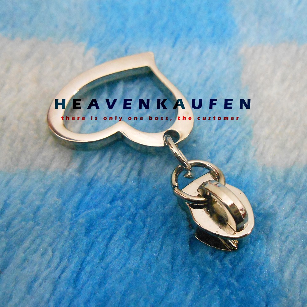 Jual Kepala resleting / Kepala Zipper No 5 Silver Nikel Variasi Love ...