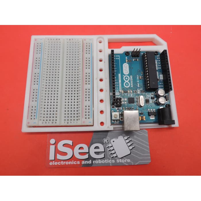 Jual Holder 3D print Bracket Base Board For Arduino uno Breadboard 400 ...