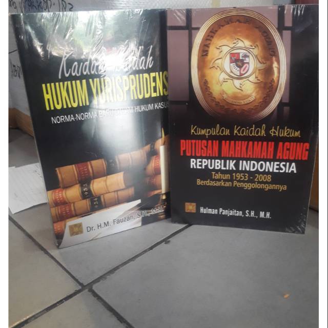 Jual Kaidah Kaidah Hukum Yurisprudensi Dan Kumpulan Kaidah Hukum Putusan Mahkamah Agung Shopee 